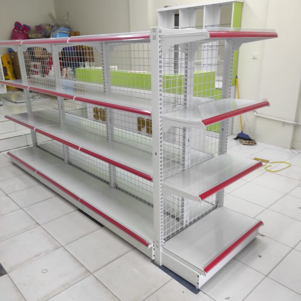 RAK INDOMARET TIPE RR-150, Nama-Nama Rak Display Gondola, Steger, Galon ...