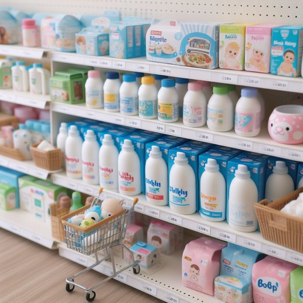 RAK JUALAN DISPLAY PRODUK SUSU DAN PAMPERS / DIAPERS